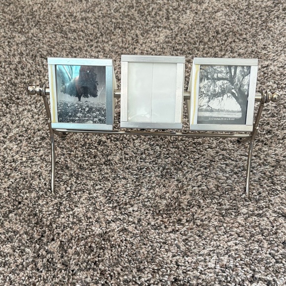 Accents | Rotating Triple Photo Frame | Poshmark